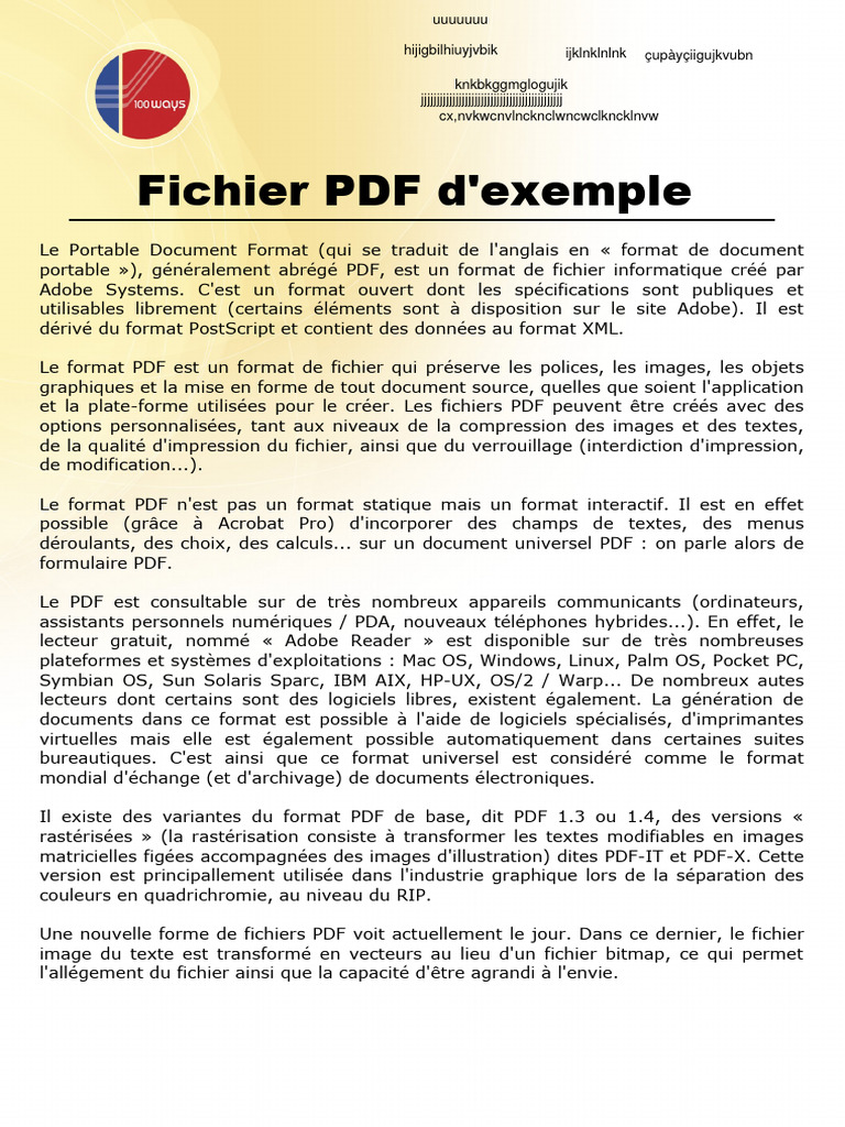 Introduction au format PDF et ses usages | PDF | Informatique | Logiciel