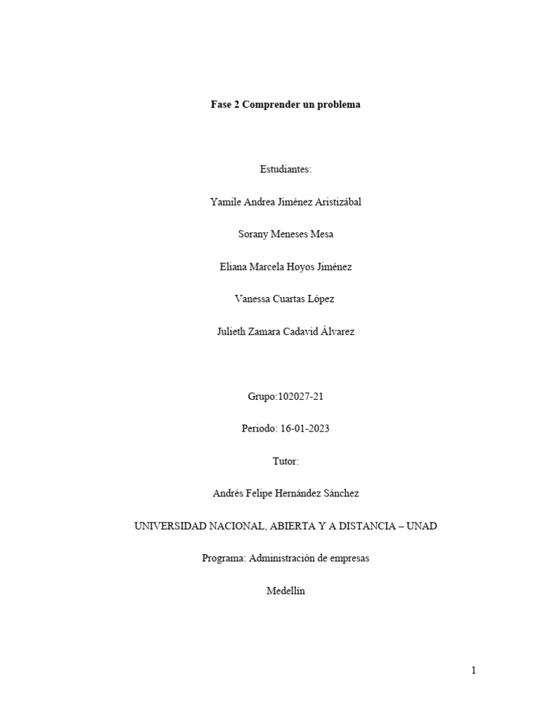 Fase 3-Proponer Solucion A La Problematica - Grupo 102027-21 VF 10 Mayo | PDF | Business ...