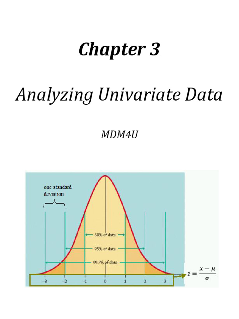 ! Analyzing!Univariate!Data! !: ! Chapter!3! | PDF | Mode (Statistics ...