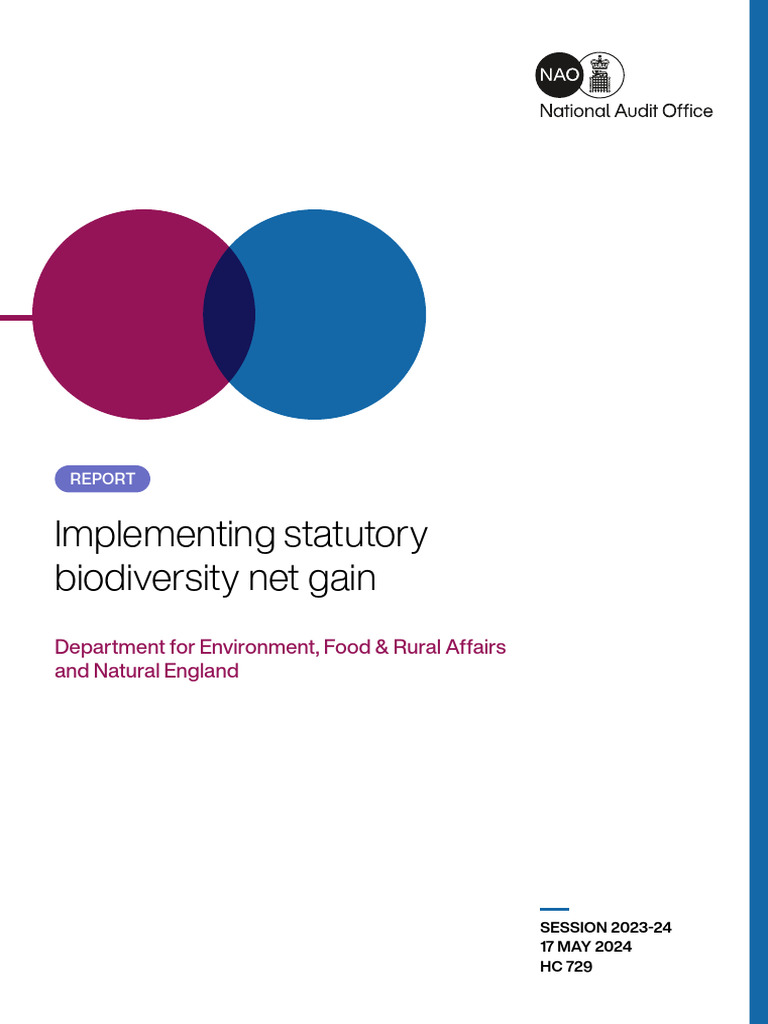 Implementing Statutory Biodiversity Net Gain | PDF | Policy