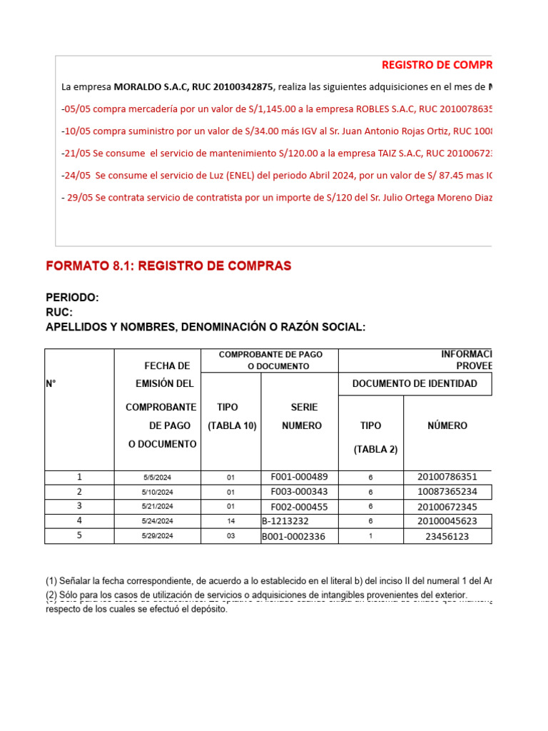 Libro Compras - Profesor - Alumno | PDF
