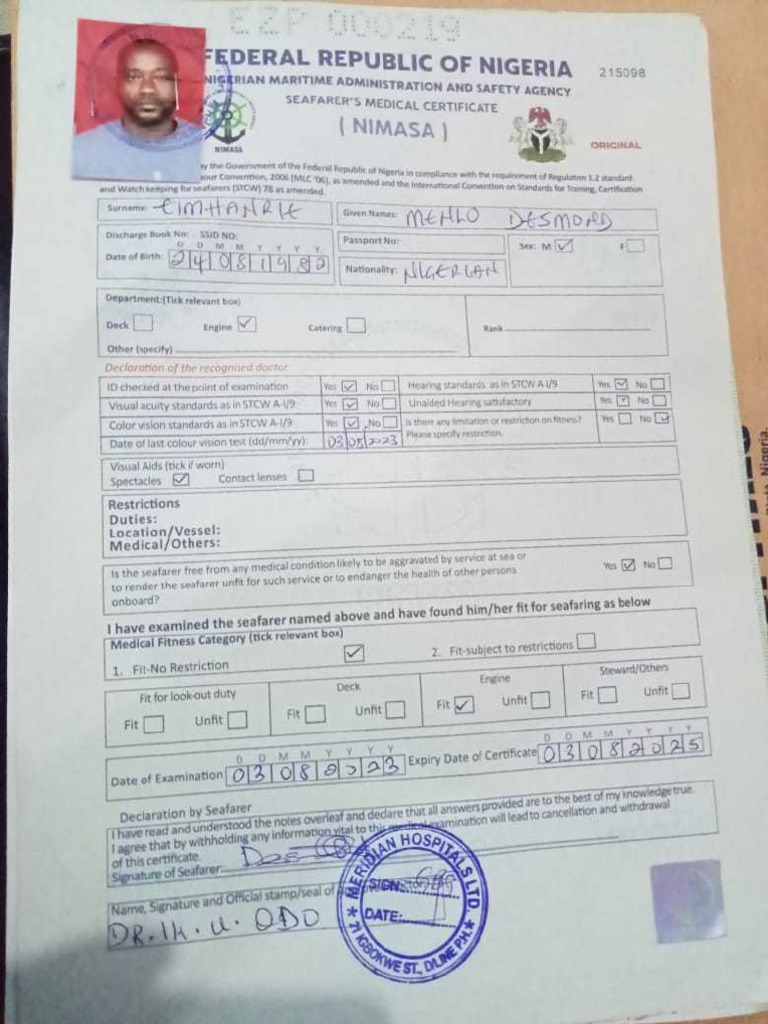 ENGR. DESMOND DOC - Compressed | PDF | Water Transport | Shipping