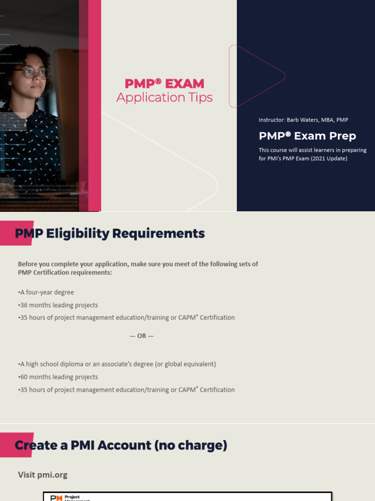 PMP 2021 MP Application Tips | PDF | Career & Growth | Business