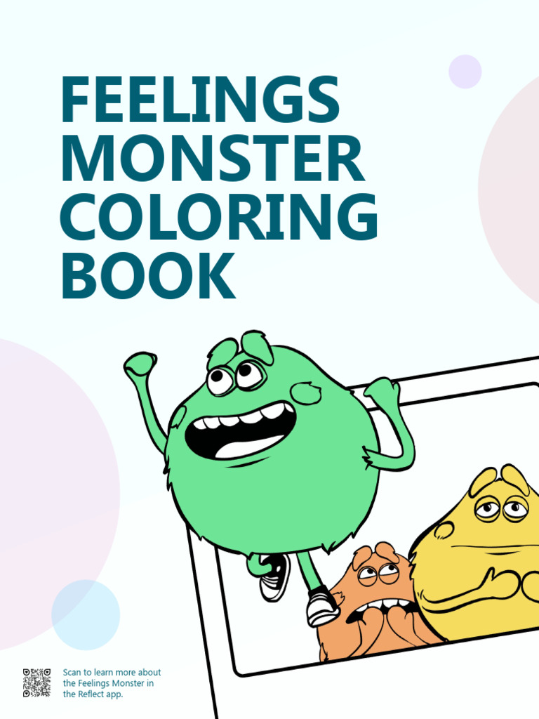 Feelings Monster Coloring Book | PDF | Self-Improvement | Wellness