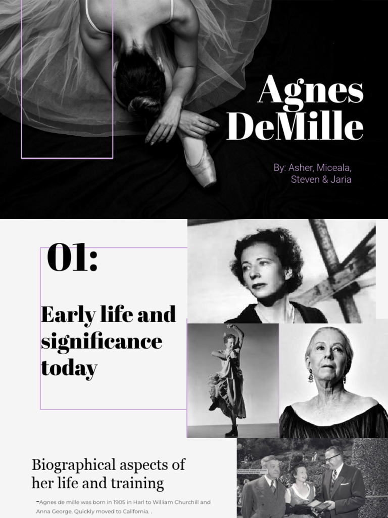 Agnes DeMille: Pioneer of Dance in Musicals | PDF | Choreography ...
