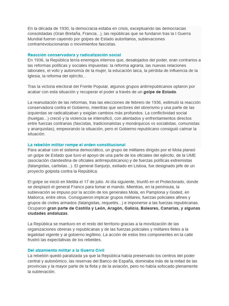 Guerra Civil (1) | PDF | España franquista | Francisco franco