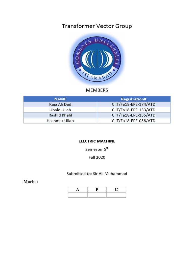 MACHINE Transformer Vector Group | PDF | Transformer | Phase (Waves)