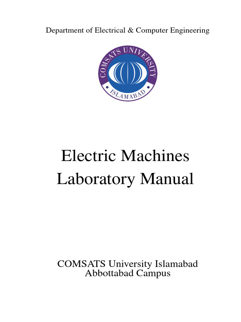 EM_lab manual | PDF | Electric Motor | Transformer