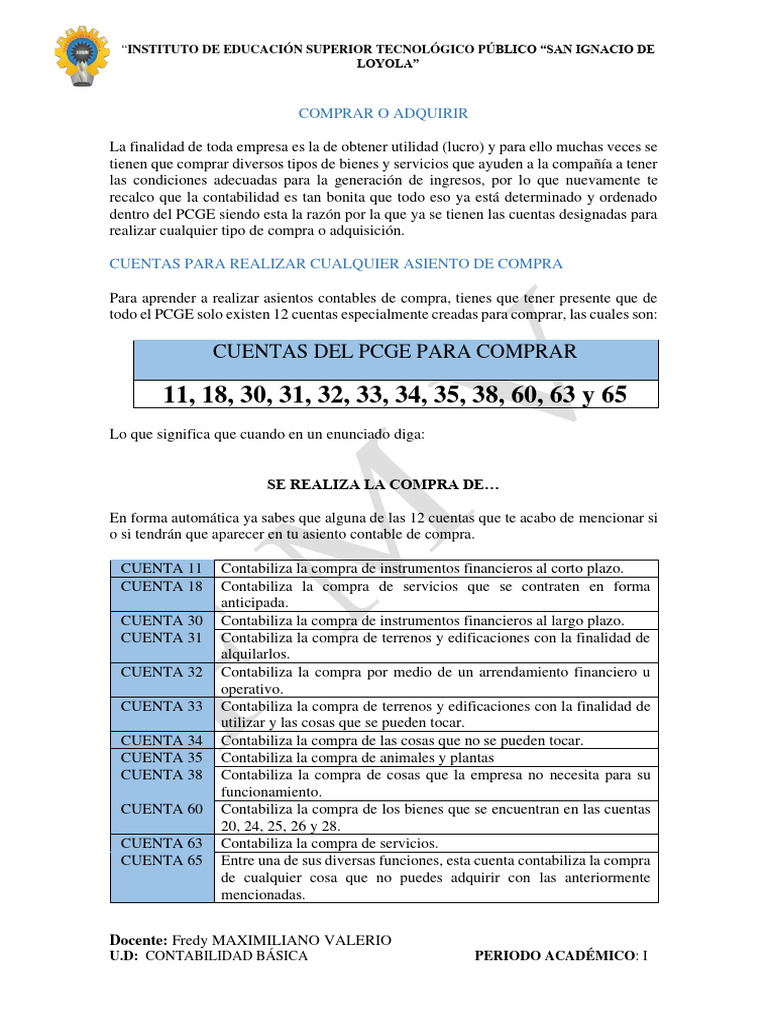 1.-COMPRAR-O-ADQUIRIR 9 Maximilia | PDF | Contabilidad | Impuestos