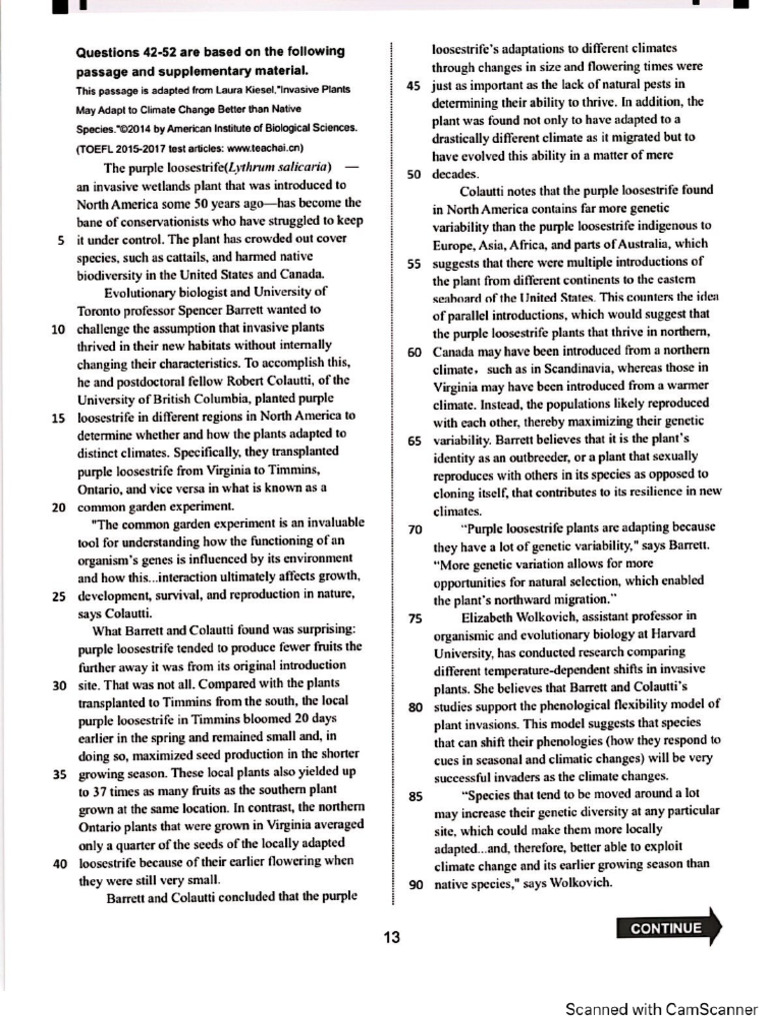 Science Passage 2 | PDF