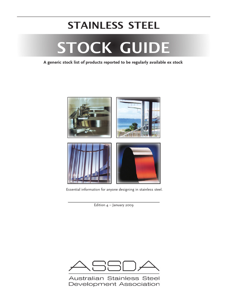 Stainless Steel Design Stock Guide | PDF | Pipe (Fluid Conveyance ...