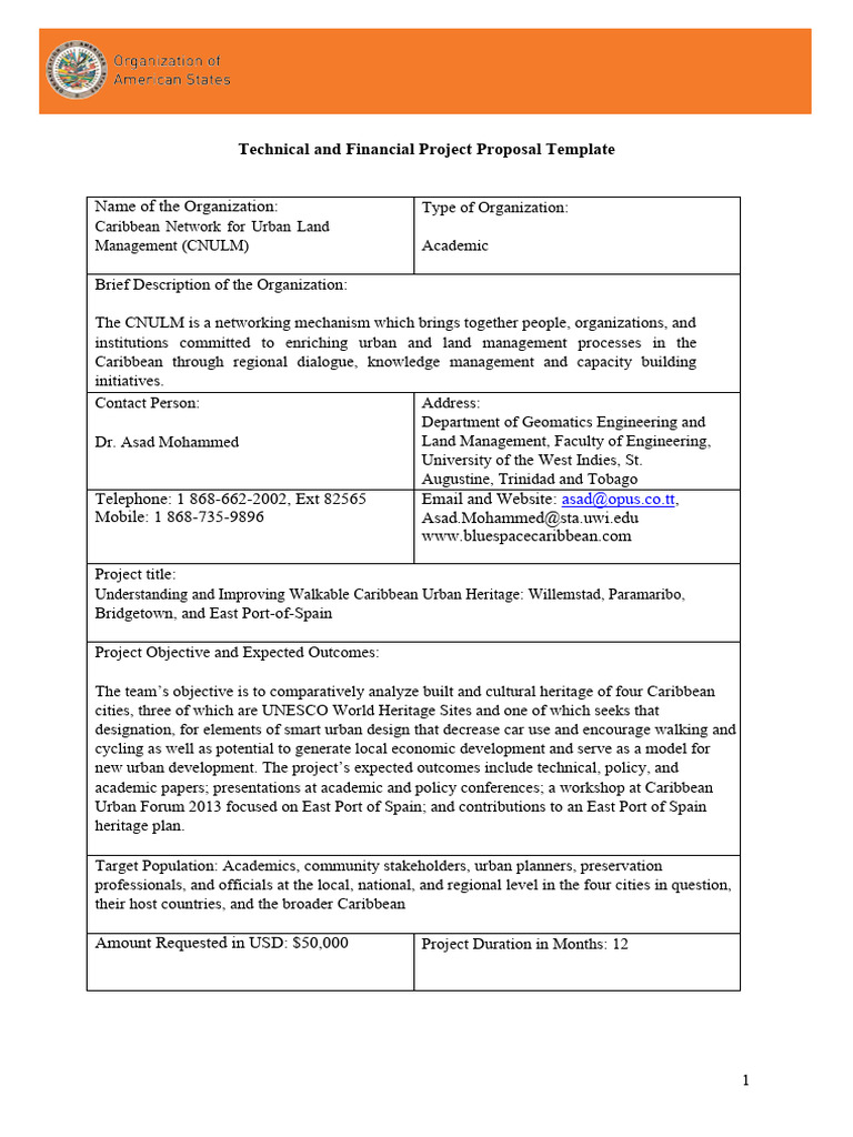 Heritage Proposal Sample | PDF | Cultural Heritage | Sustainability