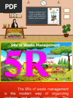 5Rs of Waste Management - Group 5 | PDF | Waste | Reuse