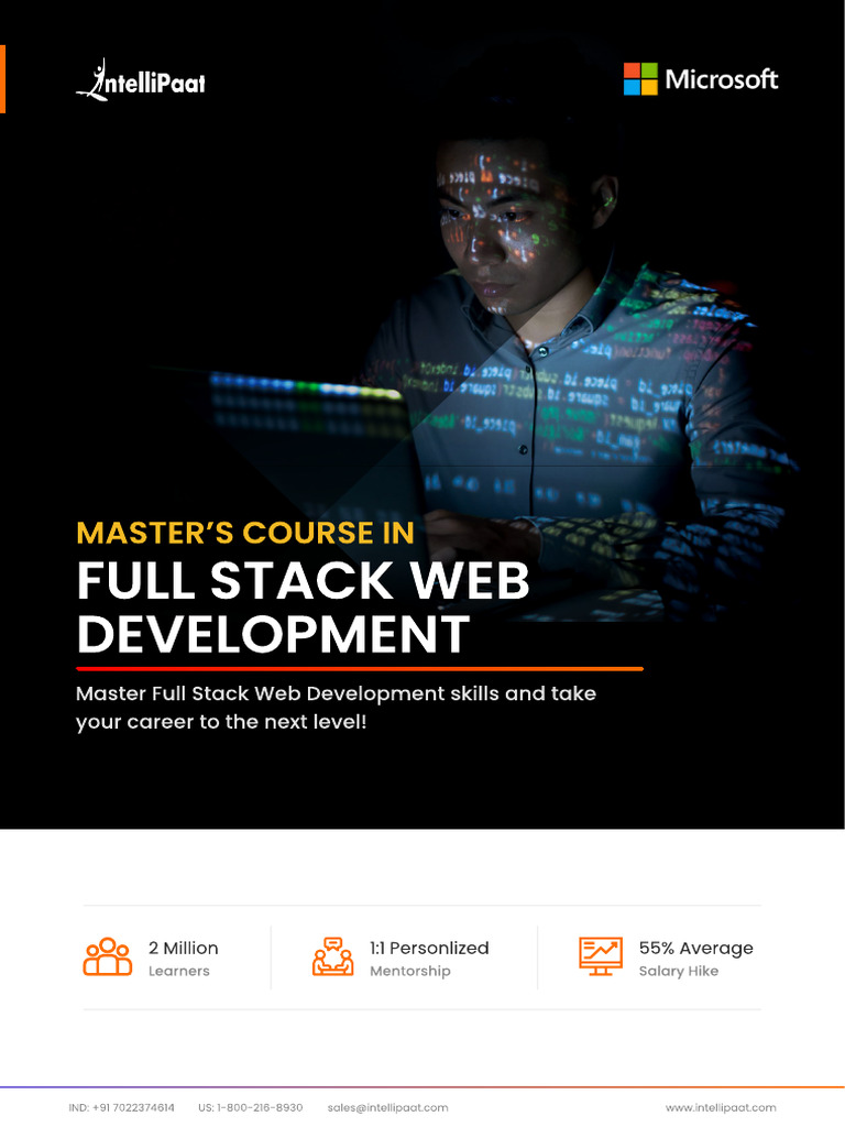 Intellipat Full-Stack-Web-Developer | PDF | J Query | Information Technology Management