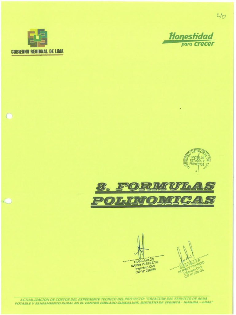 Formula Polinomica Actualizacion de Costos 20220506 151517 789 | PDF