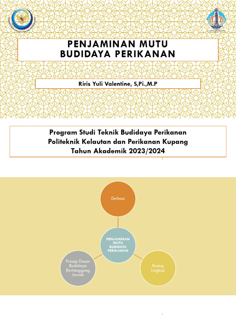 Penjaminan Mutu Budidaya Perikanan | PDF | Kesehatan Holistik | Teknologi & Rekayasa