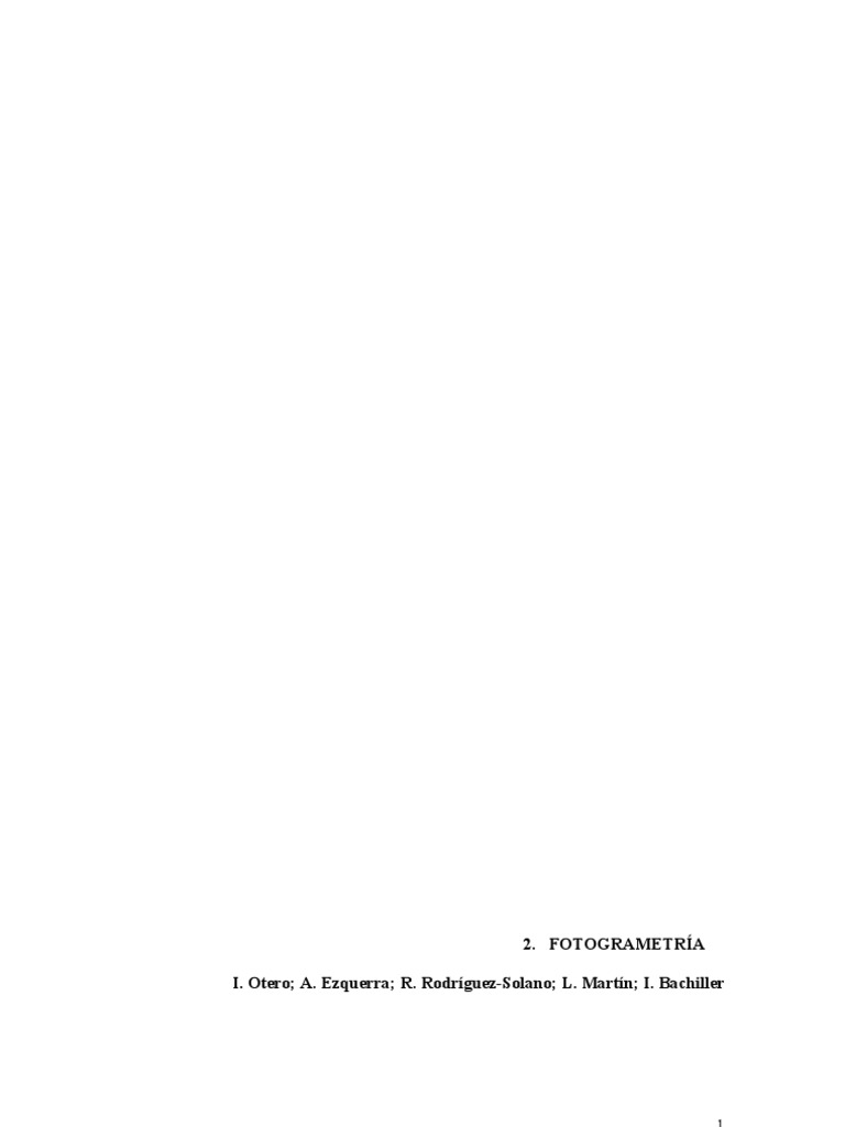 Fotogrametria Cap Libro | PDF | Fotografía aérea | Espectro ...