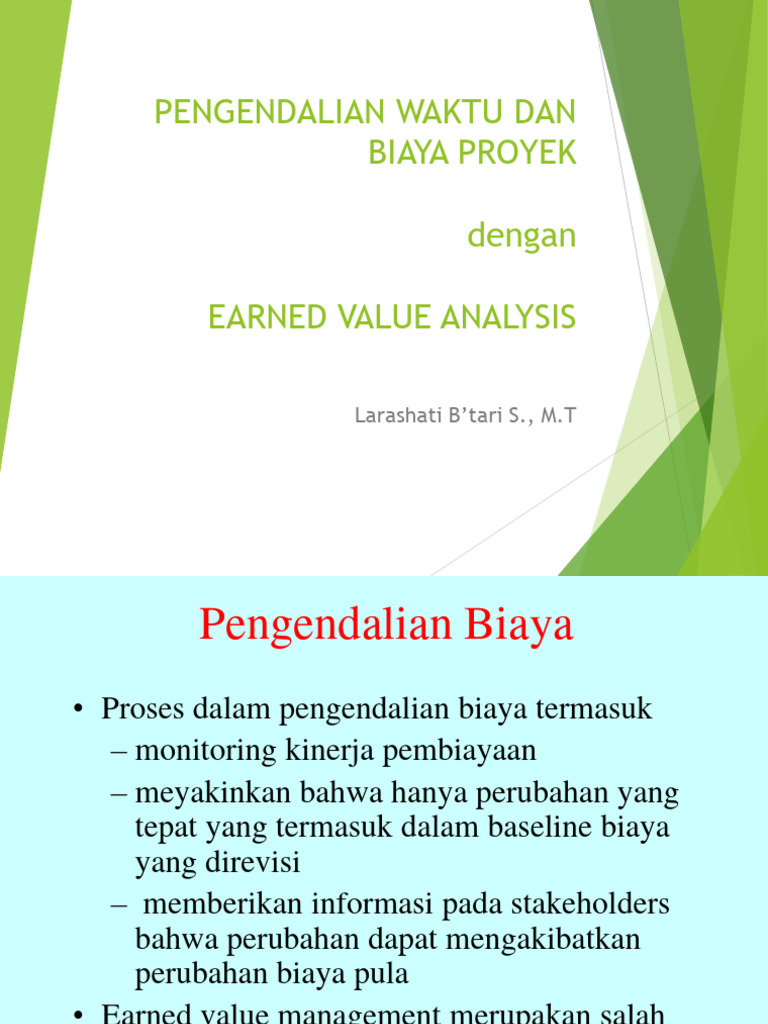 13 Earn Value Analysis 2024 | PDF | Project Management | Management Accounting