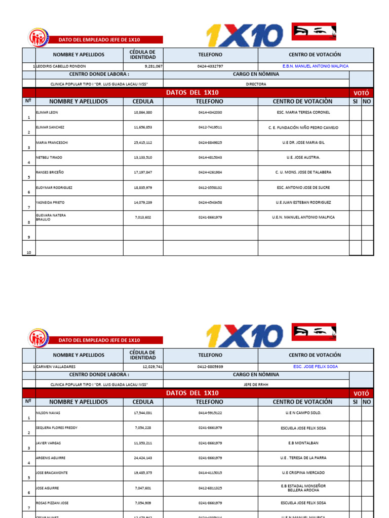 Formato Del 1x10 | PDF