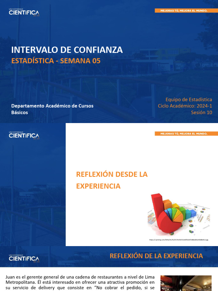 11 Intervalo de Confianza | PDF | Estimador | Intervalo de confianza