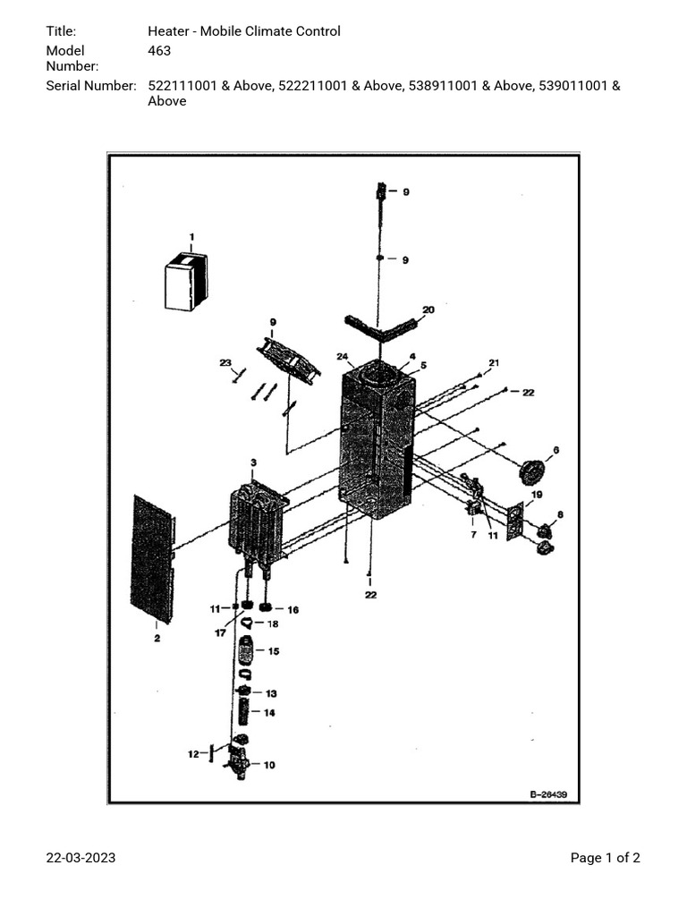 Heater - Mobile Climate Control - 463 | PDF | Manufactured Goods | Equipment
