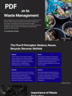 Introduction To 4R Principles Waste Management | PDF | Waste Management ...