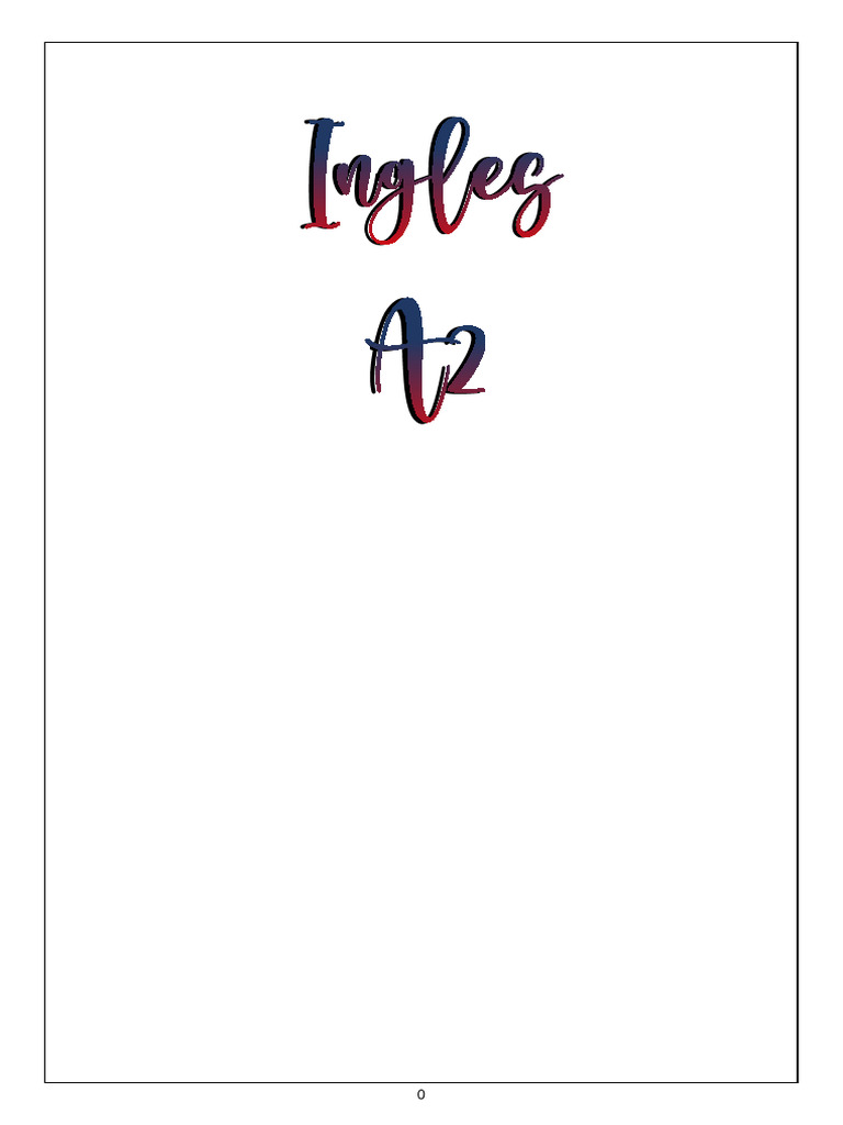 Ingles A2 Resumen | PDF