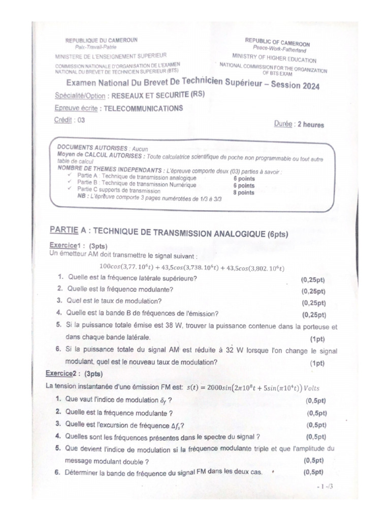 Télécommunications | PDF