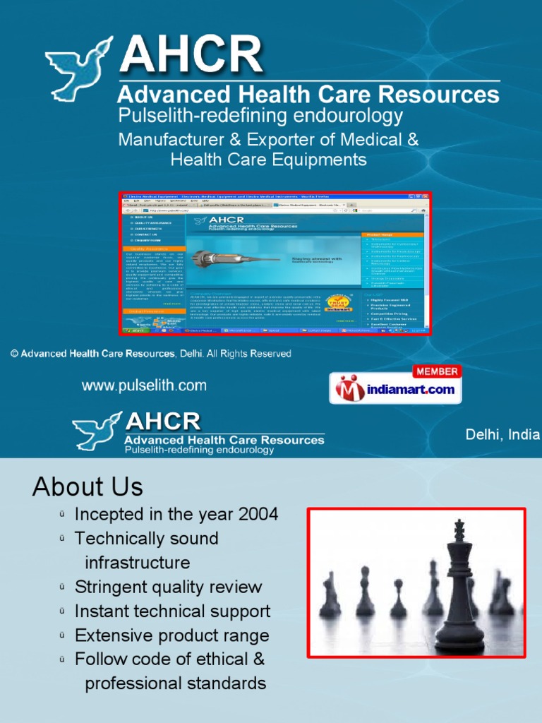 Advanced Health Care Resources Delhi India | PDF