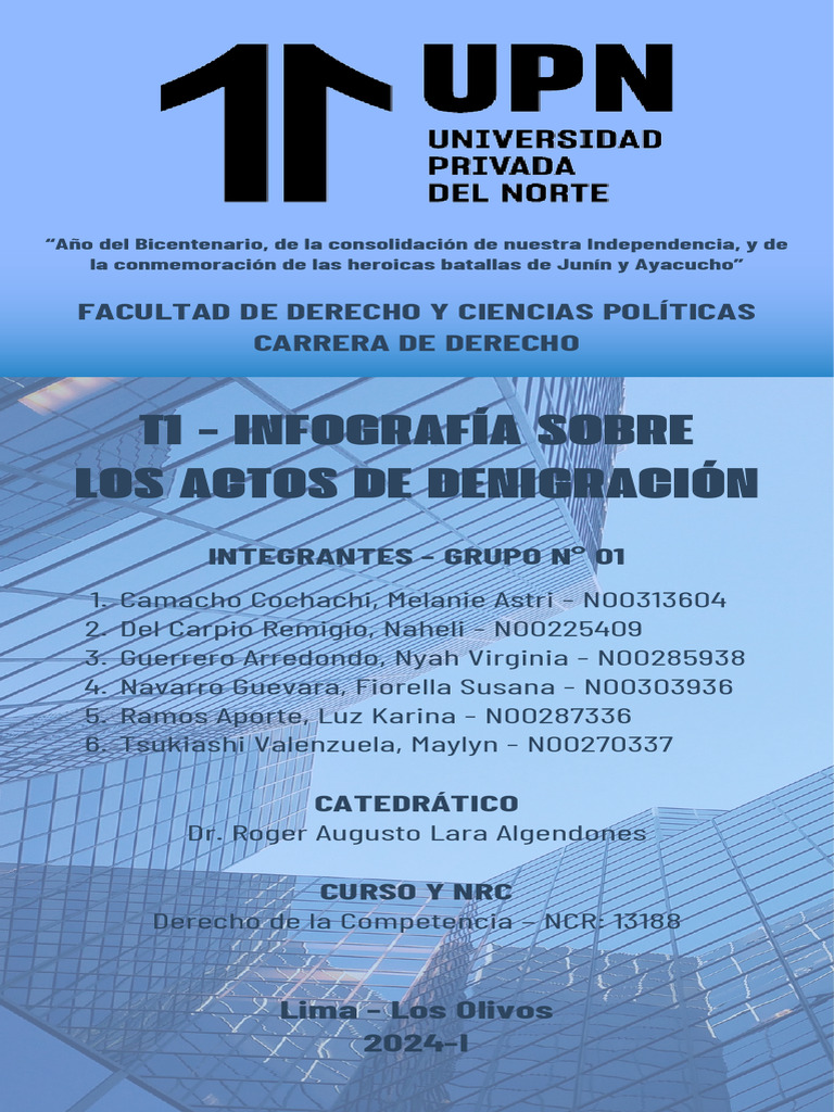 Infografia de Actos de Denigración - GRUPO 1 | PDF | Marca | Business