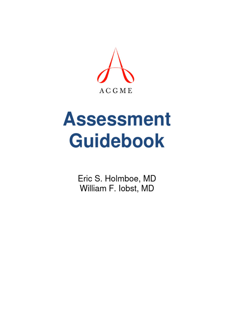 Assessment Guidebook | PDF | Educational Assessment | Medical Education