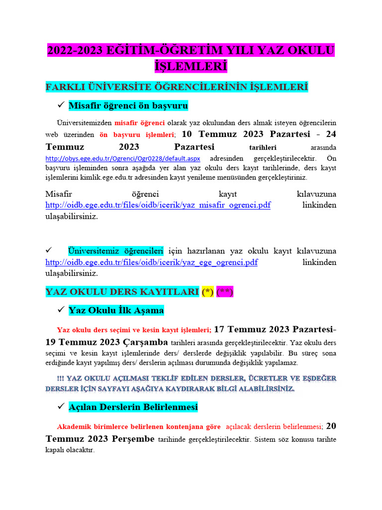 2_2022-_2023_yaz_okulu(1) | PDF