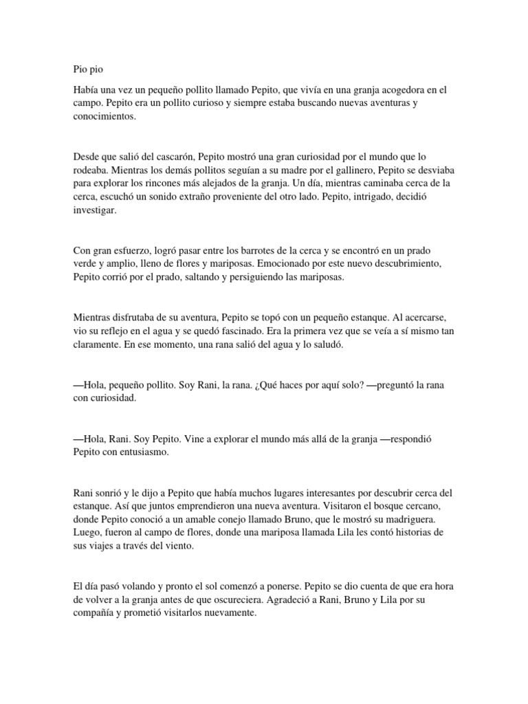 Pio Pio | PDF