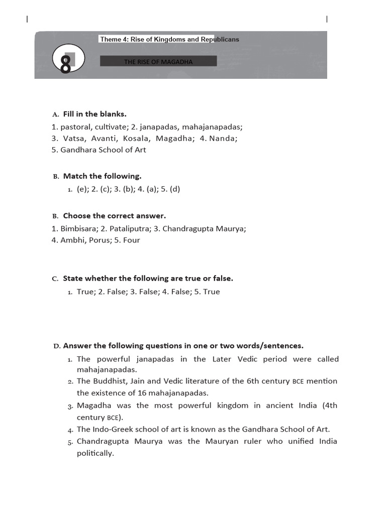 Rise of Magadha and Ancient Kingdoms | PDF | Asia | South Asia