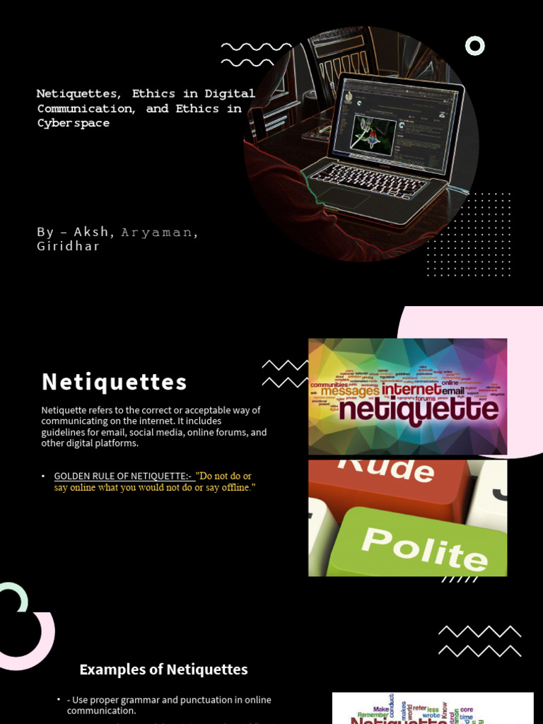 Digital Communication Ethics Guide | PDF | Computers