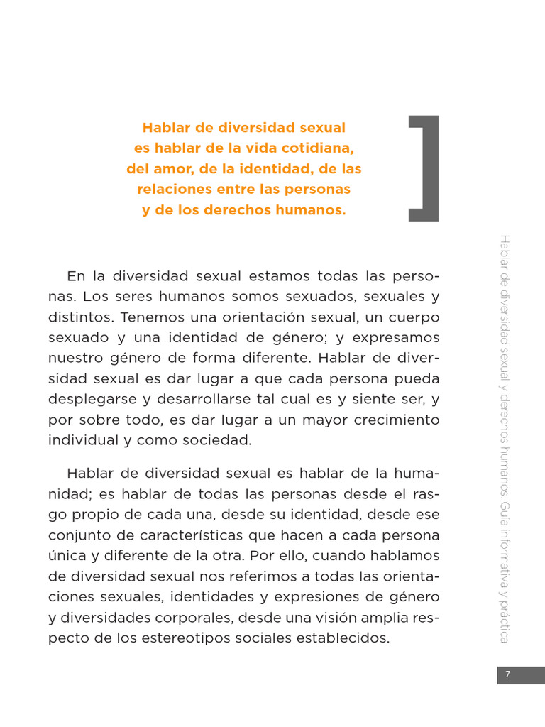 Hablemos Sobre Diversidad Sexual | PDF | Orientación sexual | Estudios LGBTQIA+
