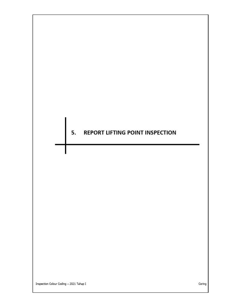 Report Lifting Point Inspection | PDF | Nondestructive Testing ...
