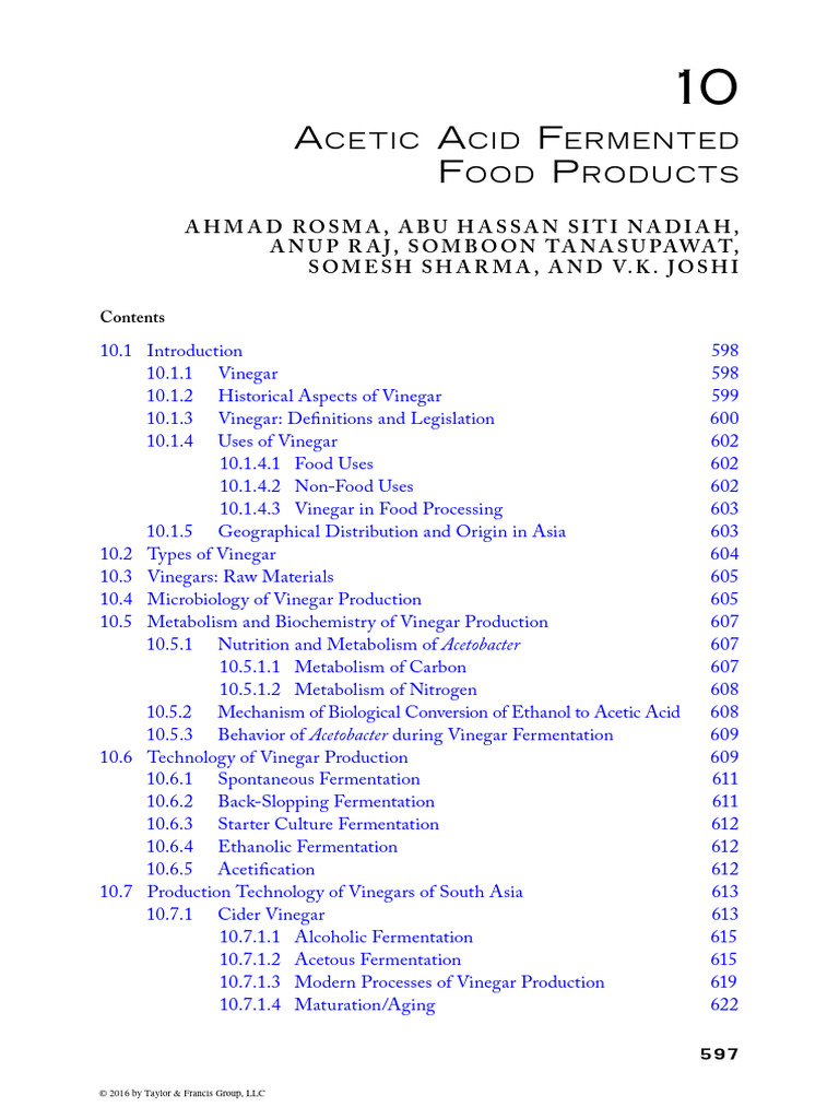 Kuliah-8 Fermentasi Asam Aseta | PDF | Vinegar | Acetic Acid