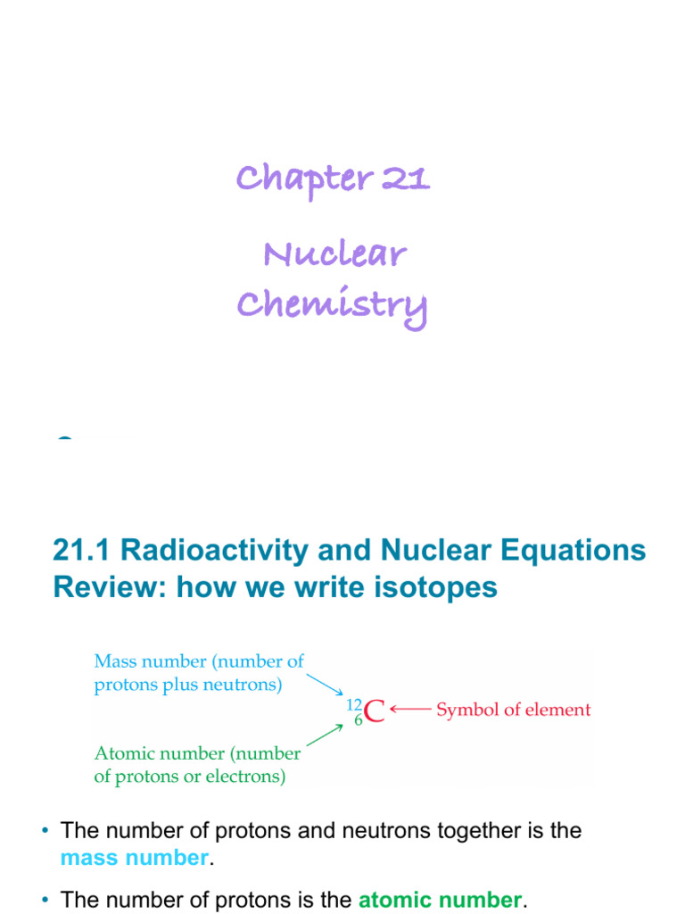 Chap 21 Lect | PDF | Neutron | Atomic Nucleus
