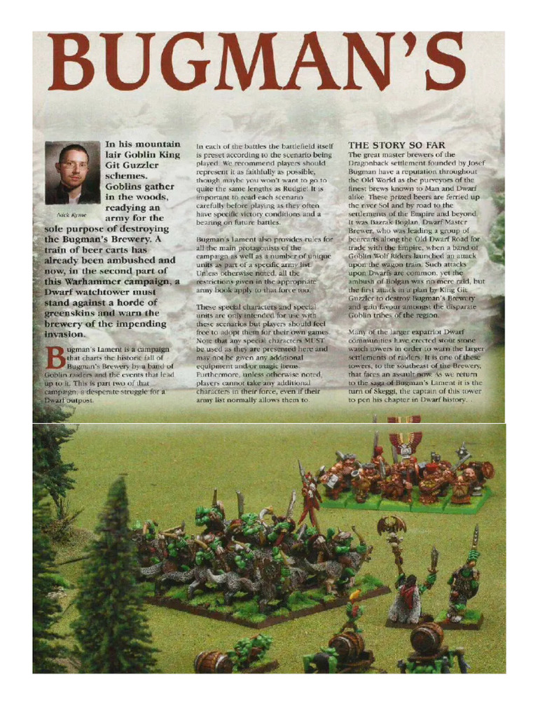 Bugmans Lament Campaign Part 2 | PDF
