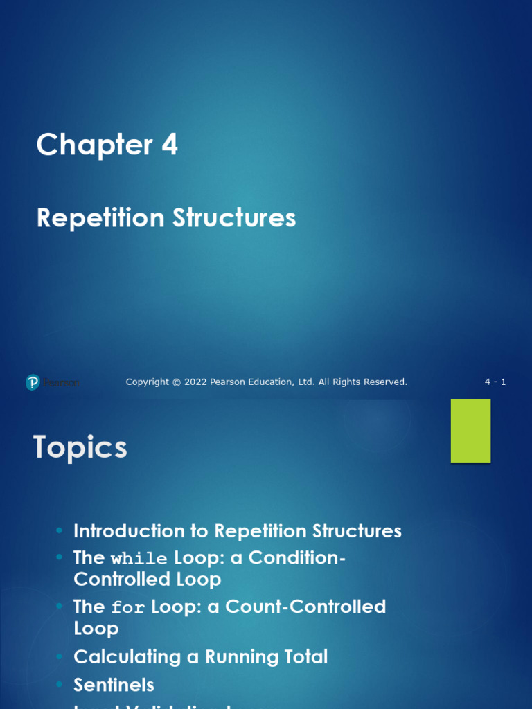 Repetition Structures | PDF | Control Flow | Computer Engineering