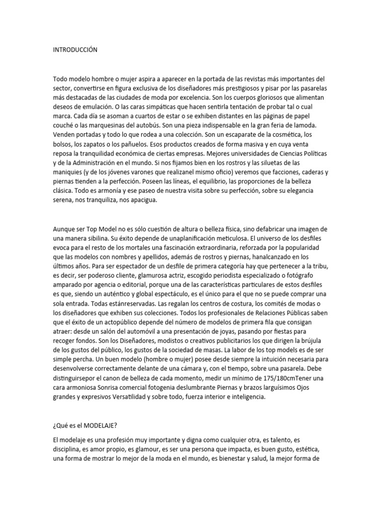 MODELAJE | PDF | Ropa | Moda