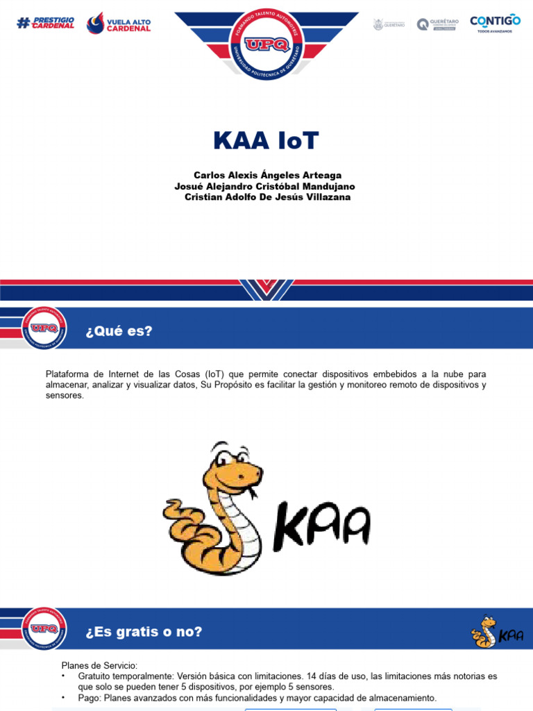 Guía de Uso de KAA IoT: Conexión y Gestión | PDF | Internet de las ...