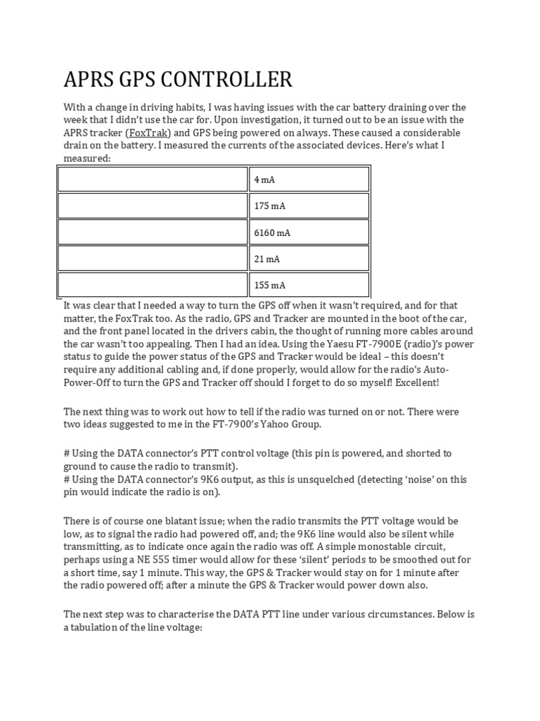 Aprs GPS Controller Ne555 Mono | PDF | Capacitor | Radio