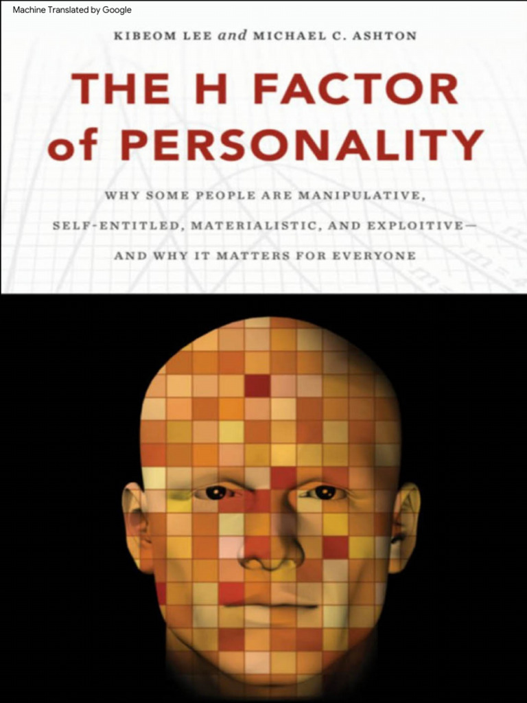 TRADUCCION de The H Factor of Personality Why Some People Are ...