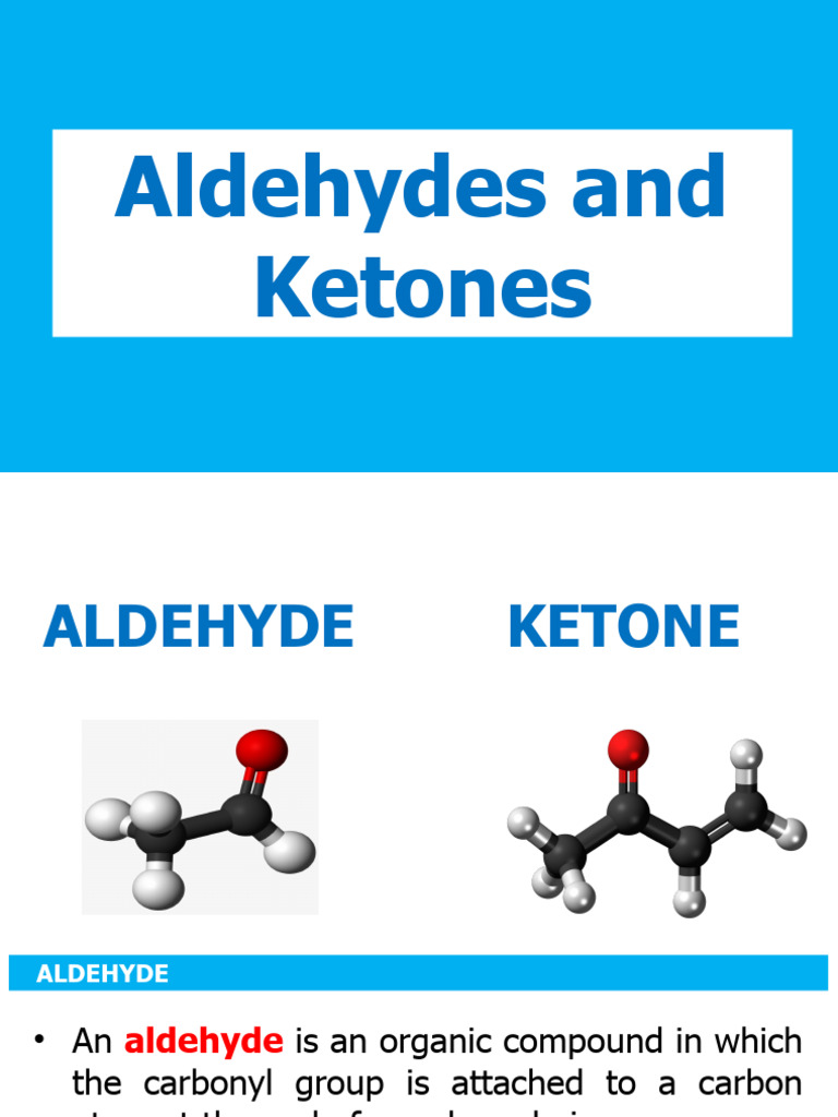 Aldehydes and Ketones.2 | PDF | Ketone | Aldehyde
