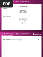 Add Math 4037 P1 & P2 For MJ 2025 Candidates | PDF | Circle | Equations