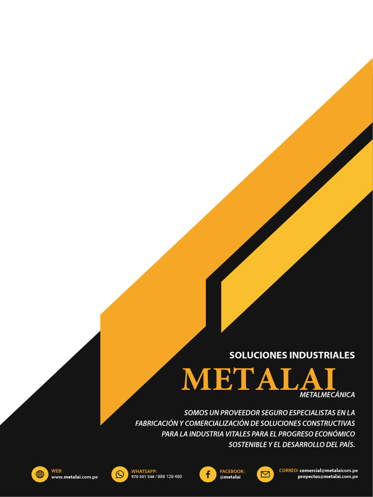 Catálogo de Soluciones Industriales - METALAI METALMECANICA | PDF ...