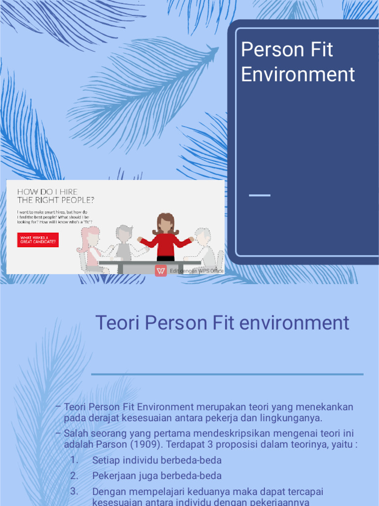 Teori Person Fit dan Big Five Personality | PDF