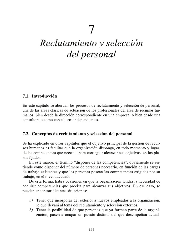 Pereda, Berrocal y Alonso (2014) - Cap. 7 Reclutamiento y Selección de ...